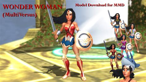 Mmd Model Dl Wonder Woman Multiversus By Greenth1ng On Deviantart