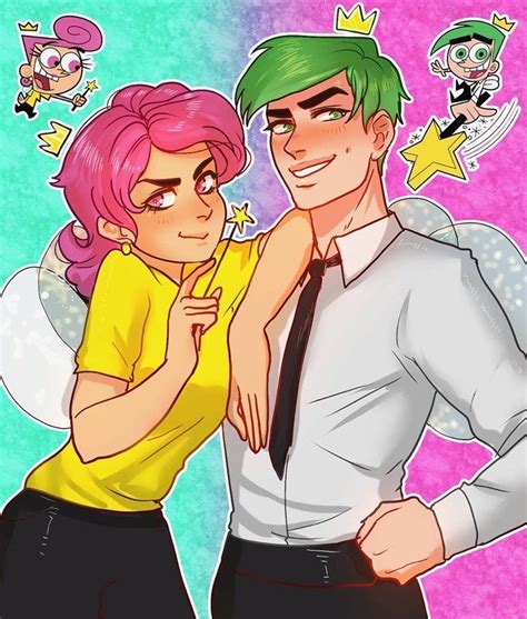 Wanda Cosmo Cosmo And Wanda The Fairly Oddparents Anime Vs Cartoon