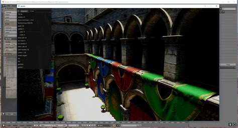 Sponza Scene Showcase Armory 3d