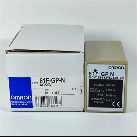 Jual Wlc Omron 61f Gp N Water Level Control 61fgpn 220vac Original 100