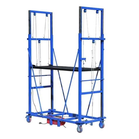 Electric Lifting Scaffolding 6m 8 Meters 300kg Hydraulic Outdoor Platform