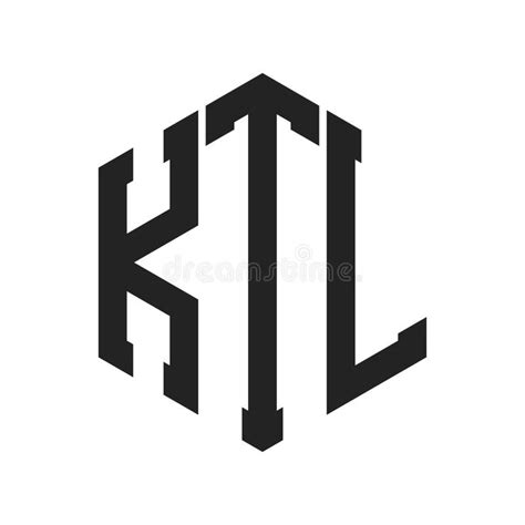 Ktl Logo Design Initial Letter Ktl Monogram Logo Using Hexagon Shape