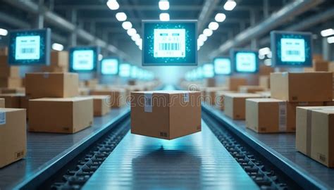 automated package sorting system working efficiently in a modern