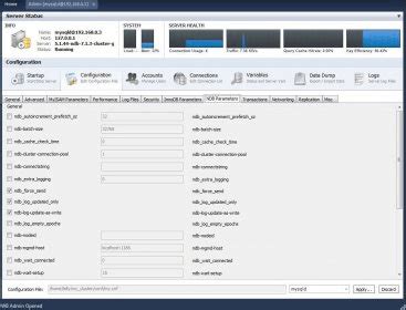 MySQL Cluster Manager Download It Is Designed For The Creation And Management Of The MySQL