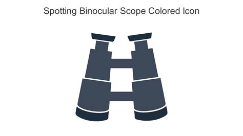 Spotting Binocular Scope Colored Icon In Powerpoint Pptx Png And Editable Eps Format PPT PowerPoint
