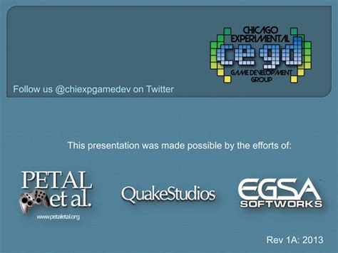 Getting Started With Cc Game Development Part 1 Ppt