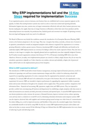 Why Erp Implementations Fail PDF