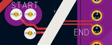 Usb Routing A Differential Pair Does A Via Affect Signal Quality Electrical Engineering