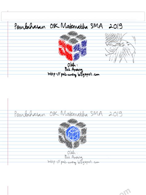 Pembahasan Osk Matematika Sma 2019 Pdf