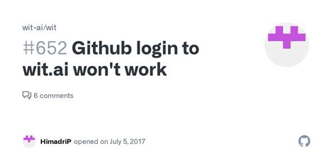 github login to wit ai won t work · issue 652 · wit ai wit · github