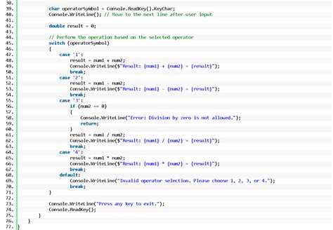 How To Create Simple Calculator In Csharp