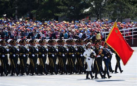 [포토] 중국 최대규모 열병식 군인들의 퍼레이드