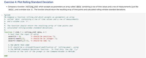 Exercise 4 Plot Rolling Standard Deviation Compose A