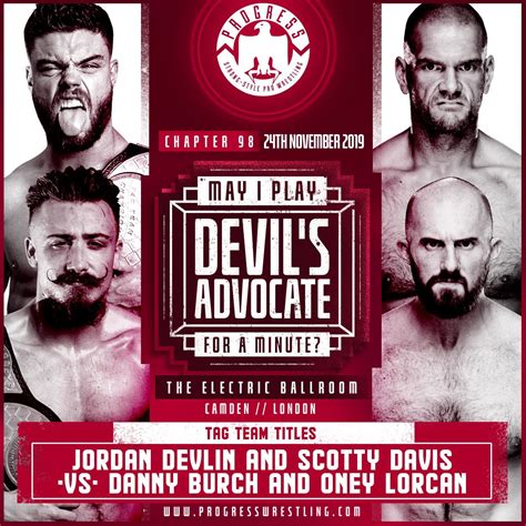 Progress Chapter 98 Jordan Devlin And Scotty Davis Vs Oney Lorcan And Danny Burch Progress Tag