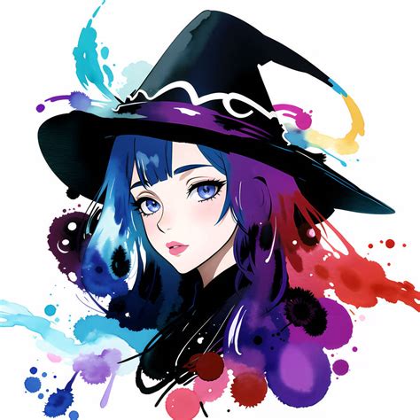 Inksplash Witch Girl 02 By Darkwhite2981 On Deviantart