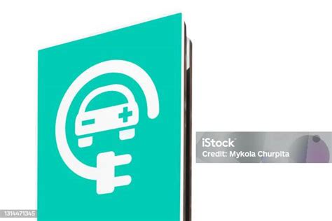 전기 자동차 전기 충전 지점 흰색에 고립 된 도로 표지판 흰색 배경에 충전 스테이션 도로 표지판 0명에 대한 스톡 사진 및 기타 이미지 Istock