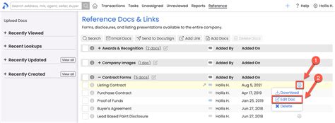 set up and manage reference docs and links paperless pipeline