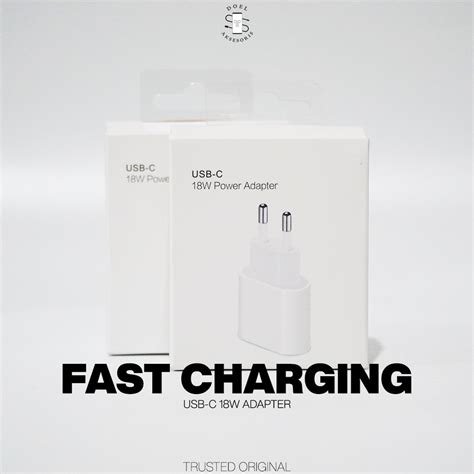 Jual Adaptor Type C 18 Watt Fast Charging Original Adaptor Saja Shopee Indonesia