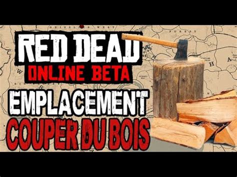 Red Dead Online Emplacement Couper Du Bois Chop Wood Location Youtube