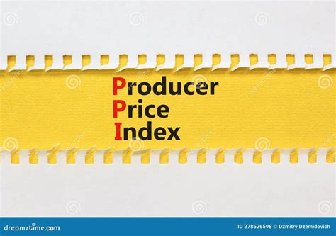 Ppi Producer Price Index Symbol Concept Words Ppi Producer Price Index