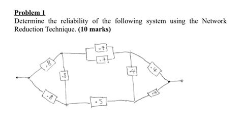 Solved Problem Determine The Reliability Of The Following Chegg
