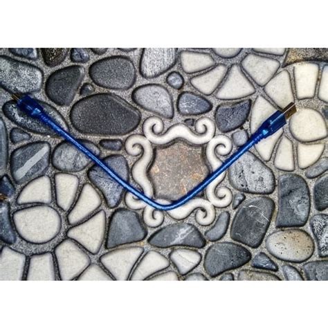 jual kabel data mini usb for arduino nano v3 biru 30 cm cable data