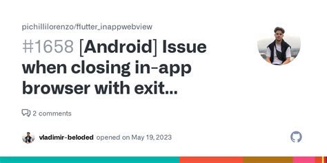 Android Issue When Closing In App Browser With Exit Confirmation