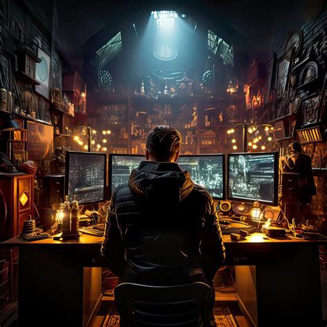 Premium Ai Image Artificial Intelligence Technology Hacker Digital