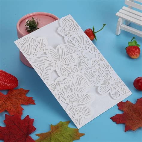 Badubg 10 парчета перлена хартия издълбана растителна цветна