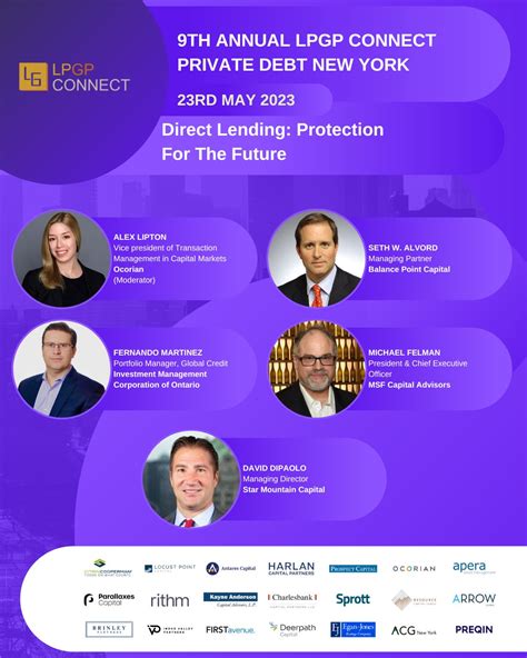 Lpgp Connect On Linkedin Lpgpconnect Privatedebt Investmentconference Newyork Networking…