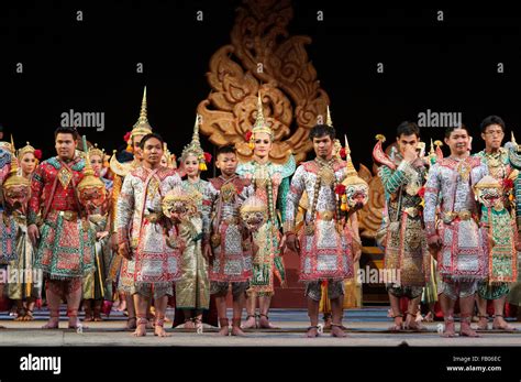 Thai Classical Dance Performance At Salachalermkrung Theater In Bangkok