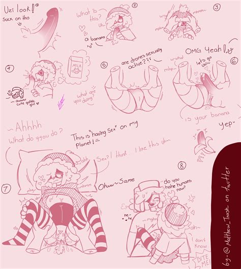 Rule 34 1boy 1girls Matthew Trash Artist Murder Drones Persona Self