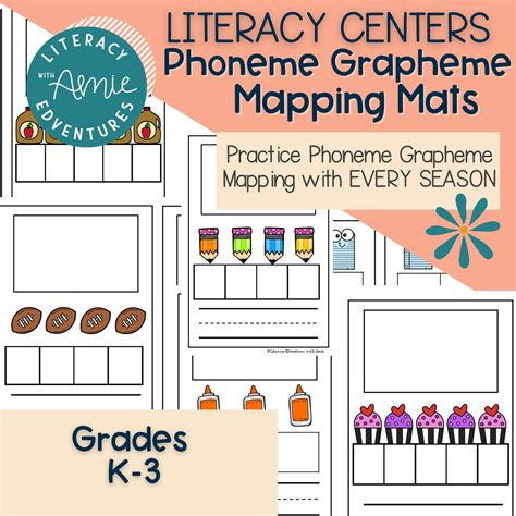 Phoneme Grapheme Mapping Mats And Cards — Literacy Edventures