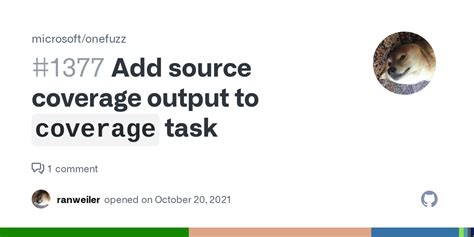 Add Source Coverage Output To Coverage Task Issue 1377 Microsoft