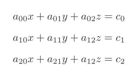GraphicMaths Solving Simultaneous Equations With Matrices