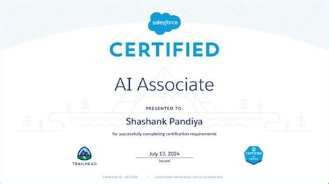 Ai Salesforce Salesforcecertified Aiassociate