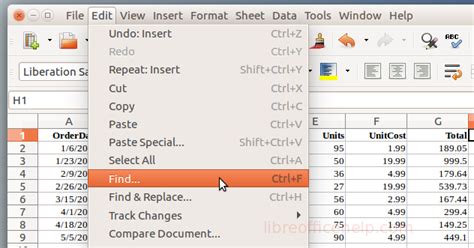 Basics Of Find Replace In LibreOffice Calc Libreofficehelp