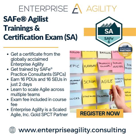 Enterprise Agility Consulting On Linkedin Safeagilistcertification Agilemastery
