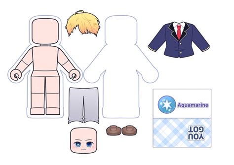 Paper Diy 로블록스 최애의 아이 코디 Roblox Outfits Blind Bag 무료도안 무료배포 네이버 블로그