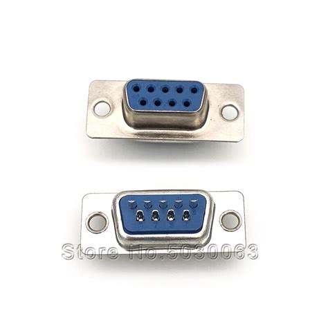 10pcs db9 male female head wire bonding type rs232 vicedeal