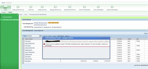 Solved Leave Request Approval In Home Tab Essmss Sap Community
