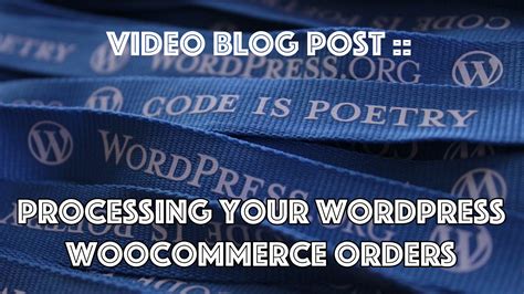 Processing Your Wordpress Woocommerce Orders Let Me Organise You