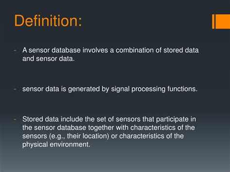 Ppt Sensor Database System Powerpoint Presentation Free Download