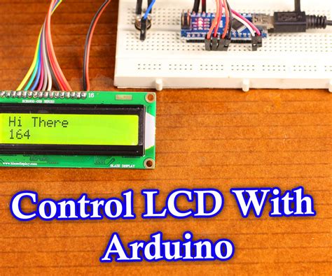 connect arduino with lcd 6 steps instructables