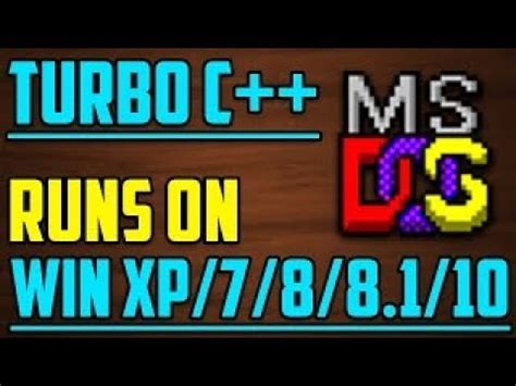 How To Install Turbo C C In Windows YouTube