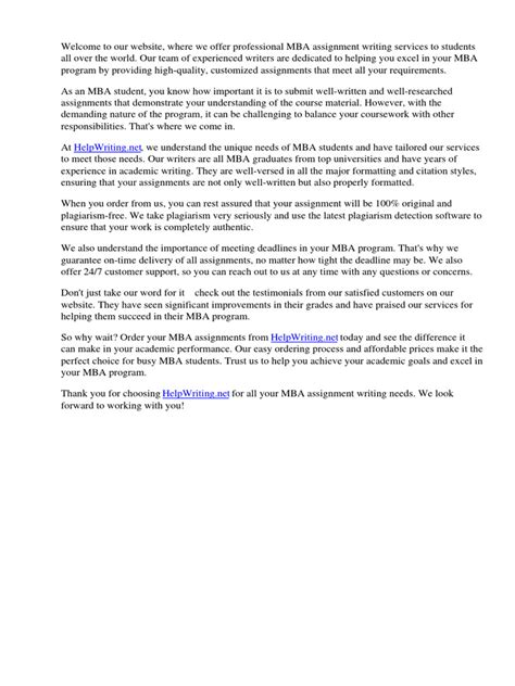 Mba Assignment Writing Pdf Master Of Business Administration Economics Mba Assignment Writing Pdf Master Of Business Administration Economics