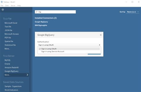 Open Tableau Desktop