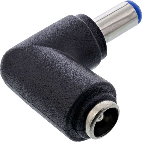 Inline Dc Adapter 5 5x2 1mm Dc Hohlstecker Stecker Buchse Gewinkelt