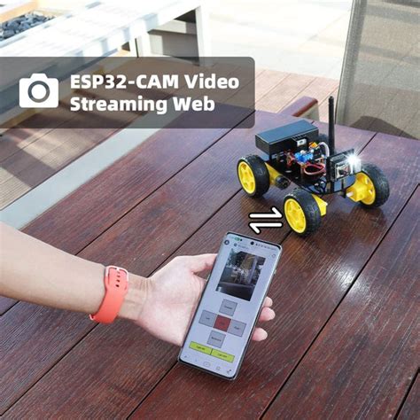 4wd Smart Robot Car Esp32 Camera Wifi Automation Kit For Arduino Progr Planet Gates
