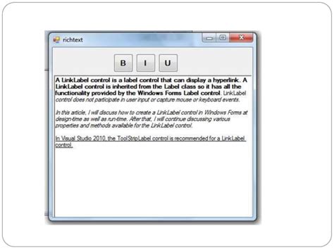 Windowforms Controls C Pptx Operating Systems Computer Software